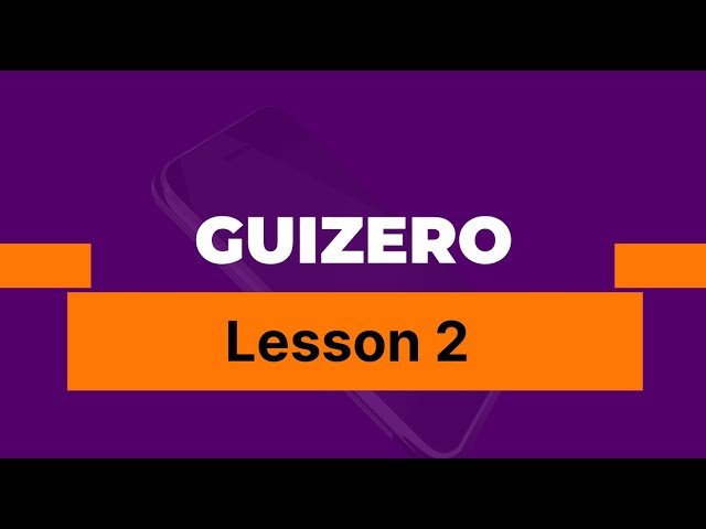 Free Video: Getting Started with GUIZERO - Creating Python Graphical User Interfaces - Lesson 2 ...