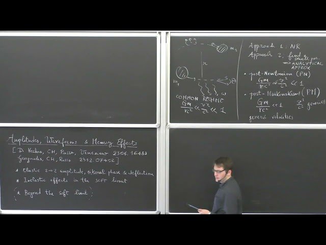 Free Video: Amplitudes, Waveforms and Memory Effects - Lecture 1 from Galileo Galilei Institute ...