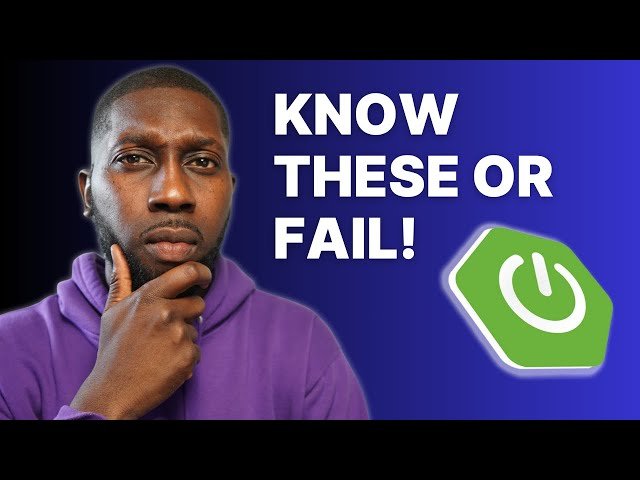 Free Video: Top 10 Spring Boot Interview Questions and Answers 2025 ...