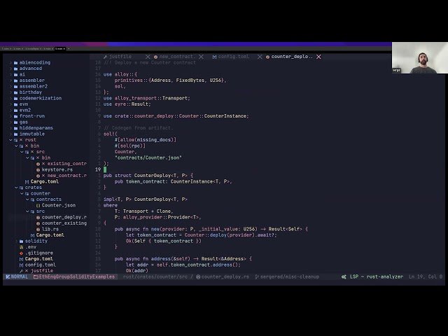 Free Video Interacting With Solidity Smart Contracts Using Rust On Evm 2338