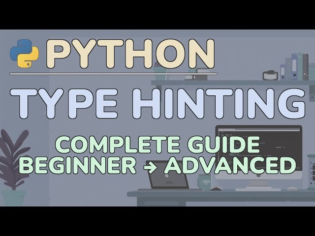 Free Video: Python Tutorial: Type Hints - From Basic Annotations to Advanced Generics from Corey ...
