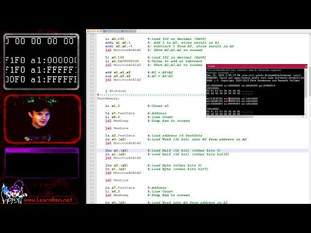 Free Video: Learn RISC-V Assembly Programming from ChibiAkumas | Class ...