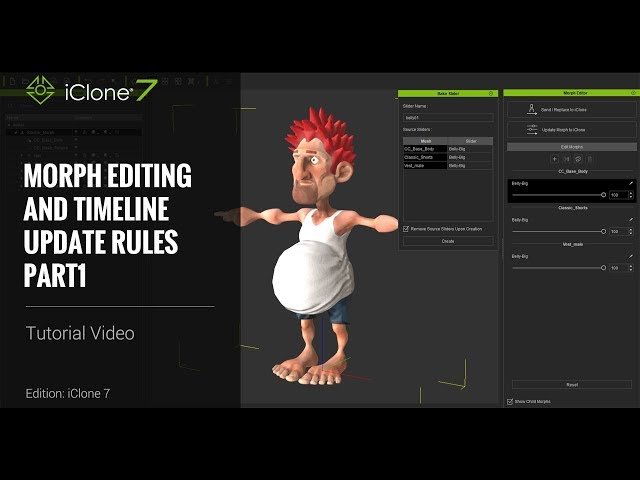 Free Video: iClone 7 Tutorial - Advanced Morph Editing and Timeline Update Rules - Part 1 from ...