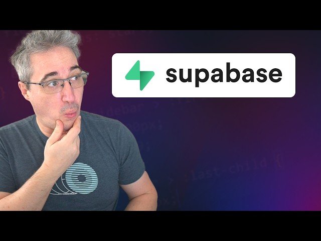 Free Video: Auth and Backend So Simple Even This CSS Dev Gets It - Supabase Tutorial from Kevin ...