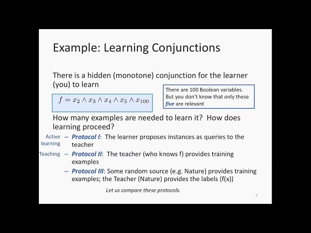 Free Video: Quantifying Learning Algorithms - Comparing Active Learning, Teaching, and Random ...