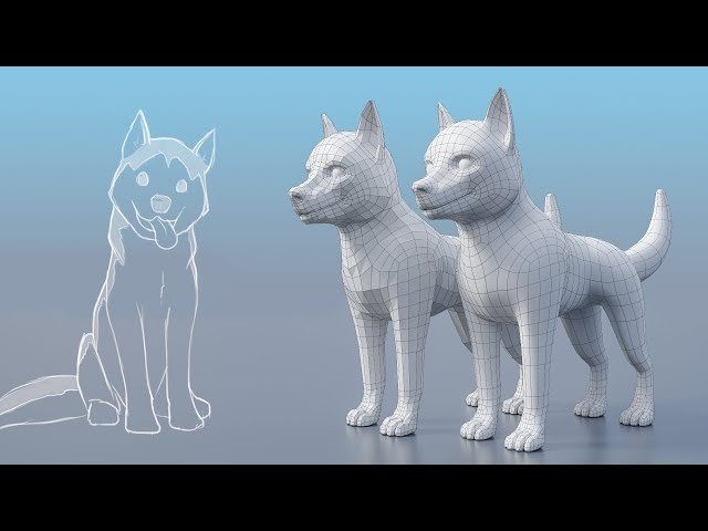 Free Course: Modeling a Husky Puppy in Blender - Exercise Notes from CG ...