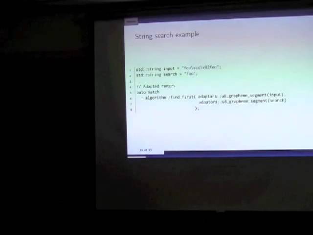 C++Now Talk: Generic Conversion & Segmentation for Ranges - A Solution for Unicode from CppNow ...