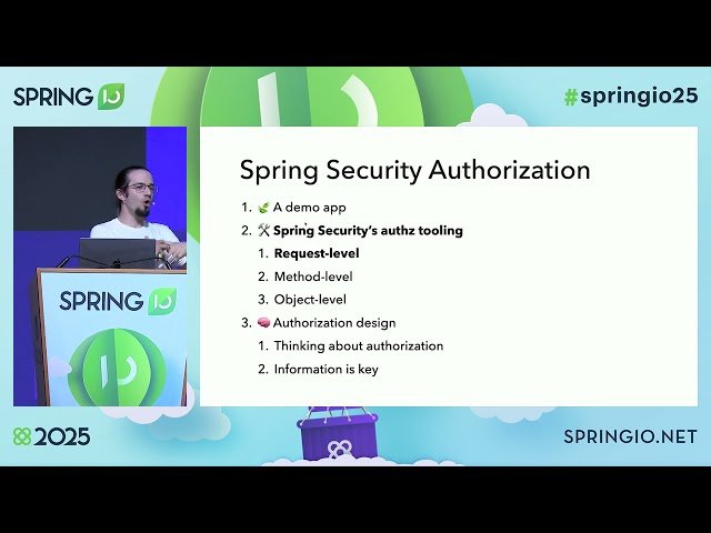 Free Video: Authorization in Spring Security - Permissions, Roles and Beyond from Spring I/O ...