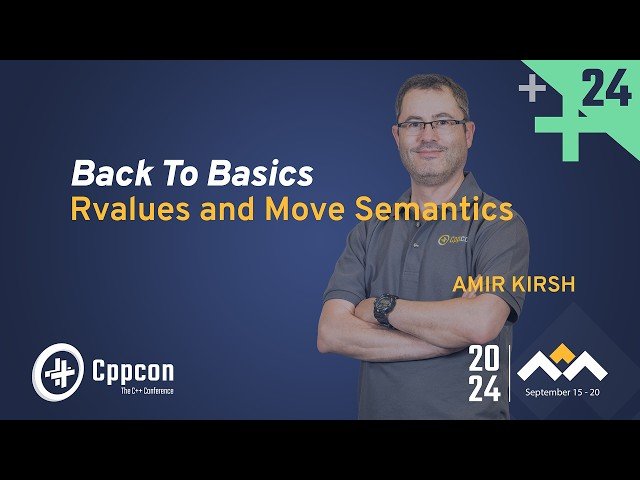 Free Video: Back to Basics: Rvalues and Move Semantics in C++ from CppCon | Class Central