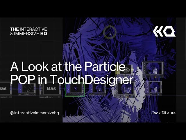 Free Video: A Look at the Particle POP in TouchDesigner - Tutorial 211 from The Interactive ...