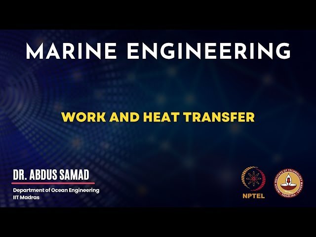 Free Video: Work and Heat Transfer in Thermodynamics - Lecture 3 from ...