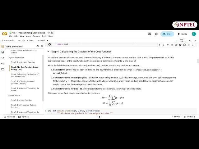 Free Video: Logistic Regression Tutorial from NPTEL-NOC IITM | Class Central