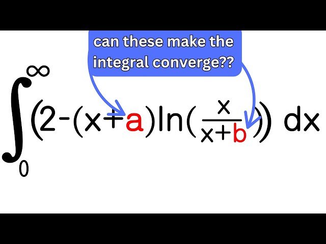 Free Video: When Does This Integral Converge? from Michael Penn | Class ...