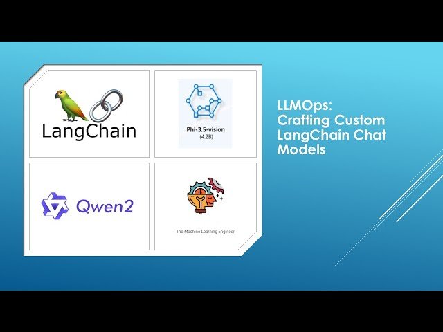 Free Video: Creating Custom Chat Models with Langchain for Data Science and Machine Learning ...