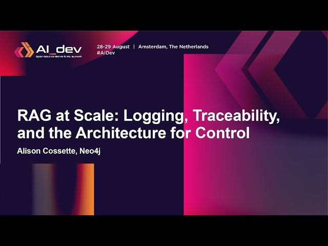 Free Video: RAG at Scale - Logging, Traceability, and the Architecture for Control from Linux ...