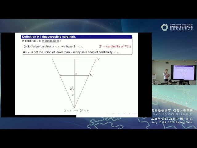 Free Video: Large Cardinals and the Axiom of Choice from BIMSA | Class ...
