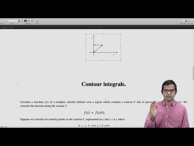 Free Video: Contour Integrals - Concepts and Examples from NPTEL-NOC ...