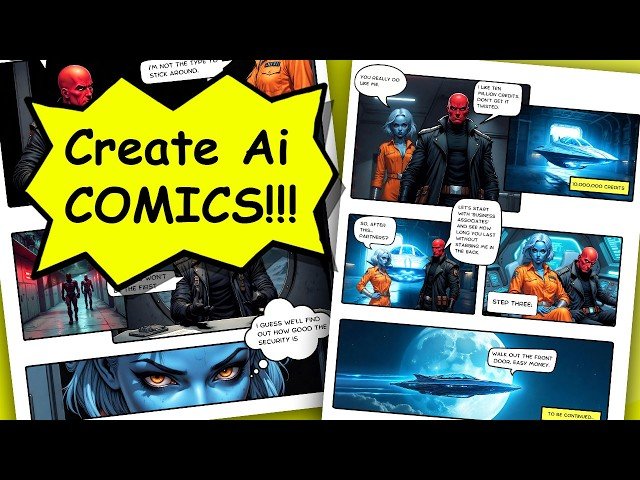Free Video: How to Make a Professional Comic Book with AI - Step by ...
