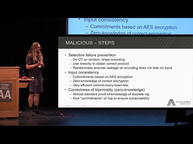 Conference Talks Talk: Fast Distributed RSA Key Generation for Semi Honest and Malicious ...