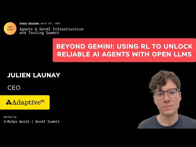 Free Video: Beyond Gemini: Using Reinforcement Learning to Unlock Reliable AI Agents with Open ...