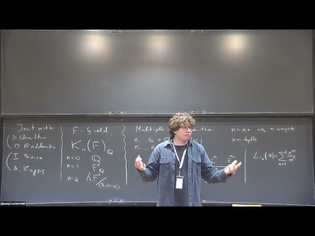 Free Video: Multiple Polylogarithms, Algebraic K-Theory, and the ...