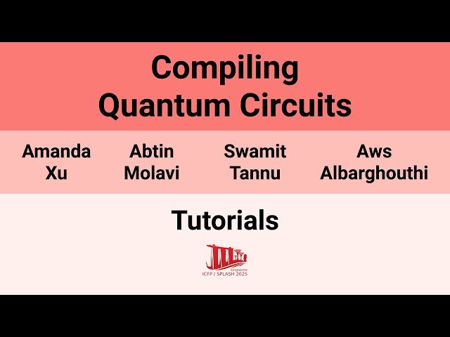 Free Video: Compiling Quantum Circuits from ACM SIGPLAN | Class Central