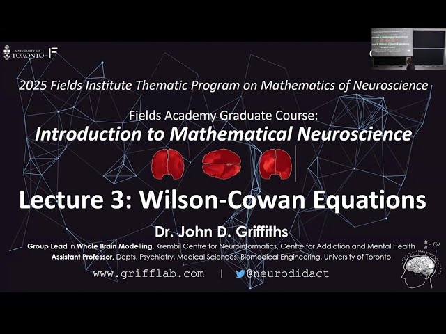 Free Video: Introduction to Mathematical Neuroscience - Lecture 3 from ...