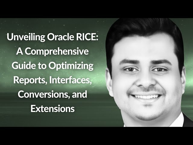 Free Video: Oracle RICE: A Comprehensive Guide to Optimizing - Conf42 Platform Engineering 2024 ...