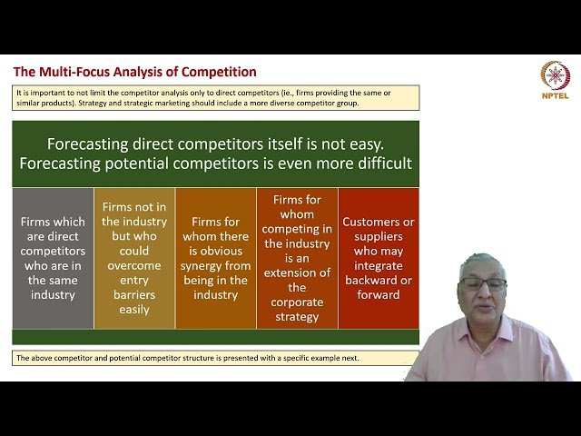 Free Video: Competitor Analysis from NPTEL-NOC IITM | Class Central