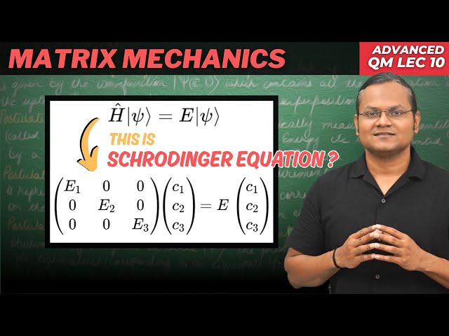 Free Video: Matrix Formulation of Quantum Mechanics - Kets and ...