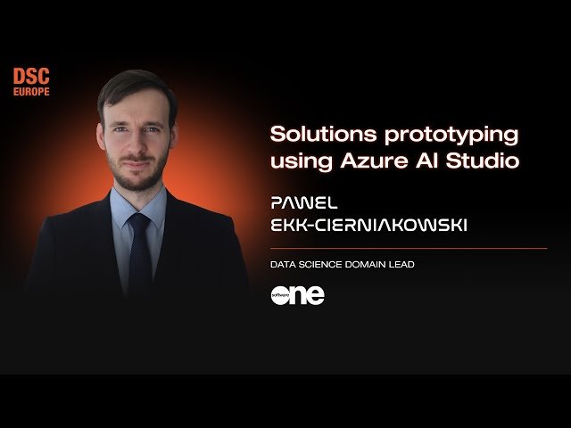 Free Video: Solutions Prototyping Using Azure AI Studio from Data Science Conference | Class Central