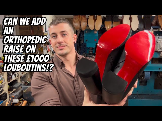 Free Video: Adding Orthopedic Raise to Louboutin Boots - Custom Shoe ...