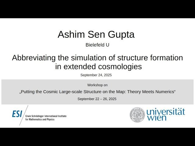 Free Video Abbreviating The Simulation Of Structure Formation In Extended Cosmologies From