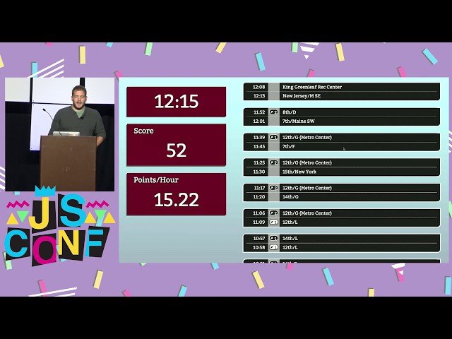 JSConf Talk: Tour de Bikeshare - Setting World Records with JavaScript from JSConf | Class Central