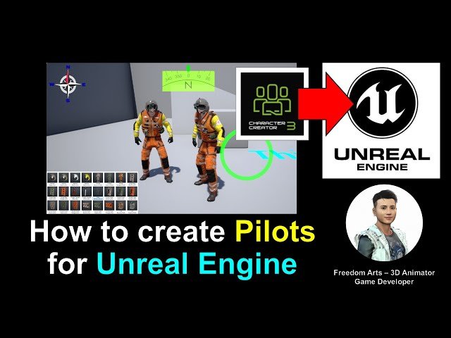 Free Video: Creating a Pilot Character for Unreal Engine Using Character Creator 3 from Freedom ...