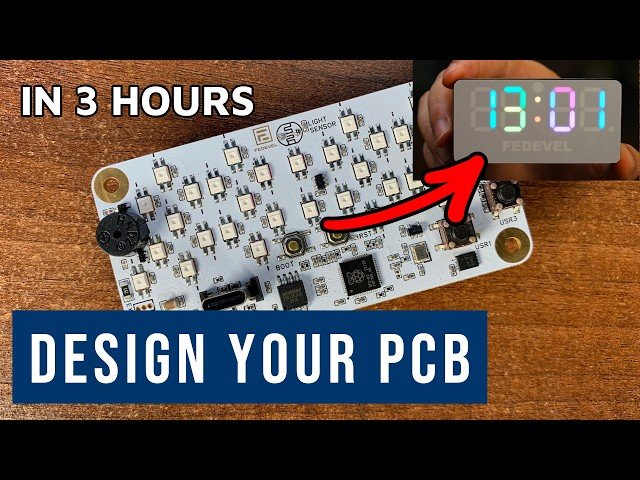 Free Video: How to Design Custom PCB in 3 Hours - Full Tutorial from ...