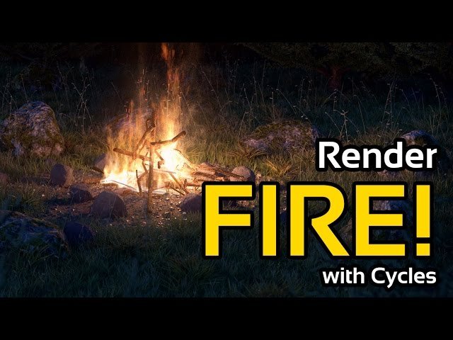 Free Video: How to Render Fire in Cycles from Blender Guru | Class Central