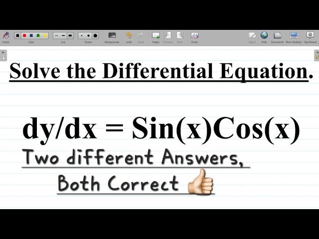 Free Video: Solve First Order Differential Equations FAST with Direct Integration from ...