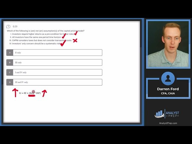 Free Video: FRM Part I Mock Exam #1 - Questions 21-30 from AnalystPrep ...