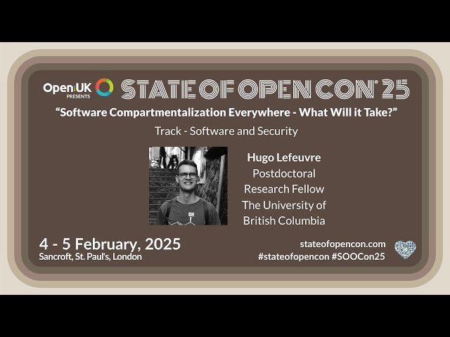 Free Video: Software Compartmentalization Everywhere - What Will it ...