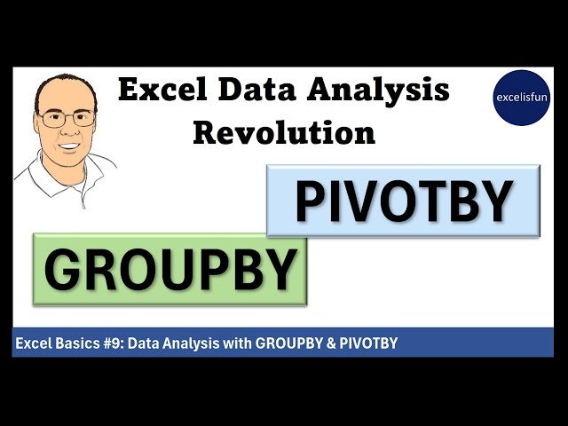 Free Video: PIVOTBY & GROUPBY Functions: 10 Mind-Blowing Examples - MS 365 Excel Basics #9 from ...