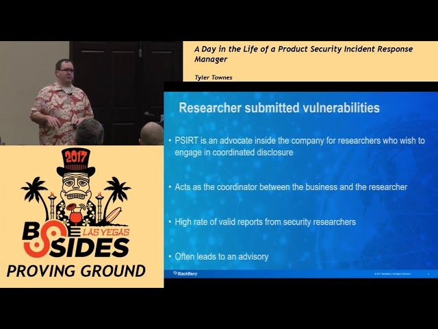 Security BSides Talk: A Day in the Life of a Product Security Incident ...