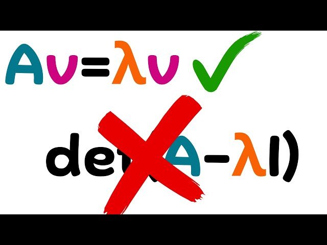Free Video: Linear Algebra Without the Determinant from Michael Penn ...