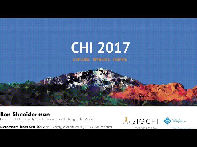 Free Video: How the CHI Community Got its Groove and Changed the World ...