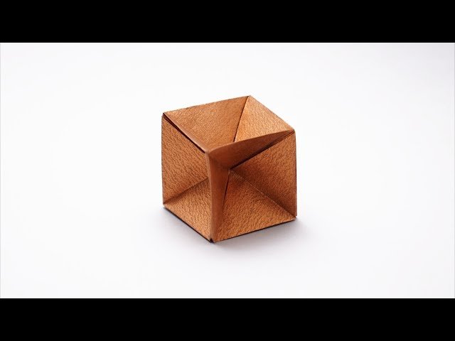 Free Video: Origami Cube Skeleton from Origami with Jo Nakashima ...