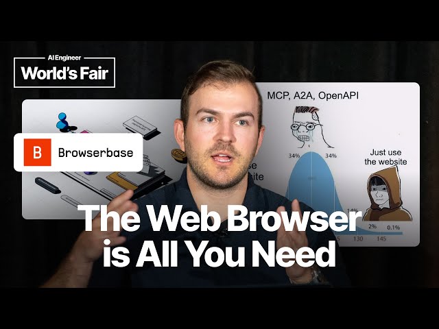 Free Video: The Web Browser Is All You Need from AI Engineer | Class ...