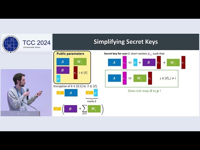 Free Video: Encryption - Talk 6 from TheIACR | Class Central