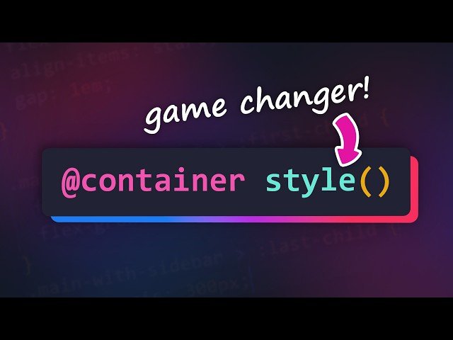 Free Video: Getting Started with CSS Style Queries from Kevin Powell ... Free Video: Getting Started with CSS Style Queries from Kevin Powell ...