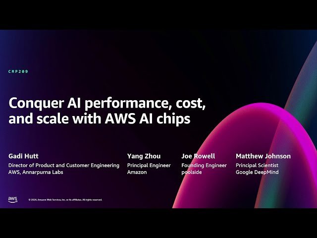 Free Video: Conquer AI Performance, Cost, and Scale with AWS AI Chips from AWS Events | Class ...