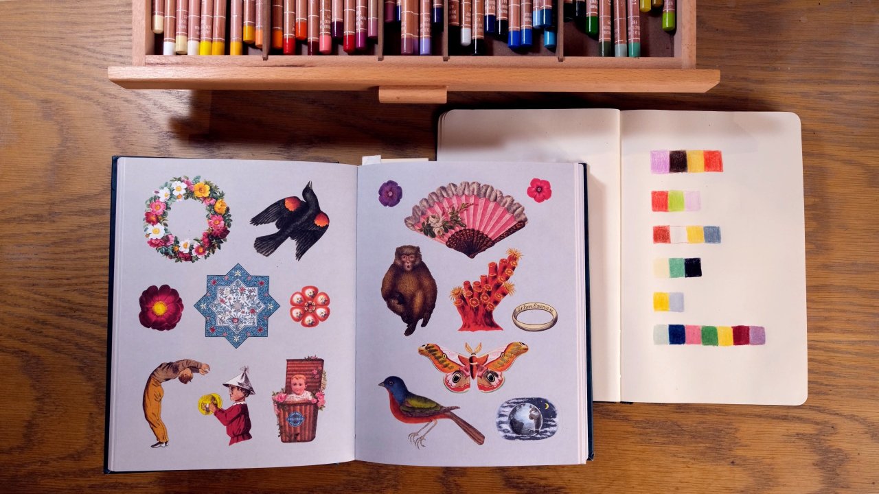 Online Course: Drawing Vintage-Inspired Color Palettes in Colored ...